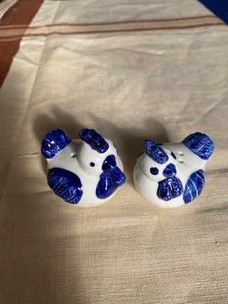 Portasale e portapepe in ceramica