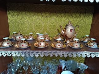 tazzine porcellana dorate