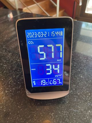 Medidor CO2, temperatura y humedad 