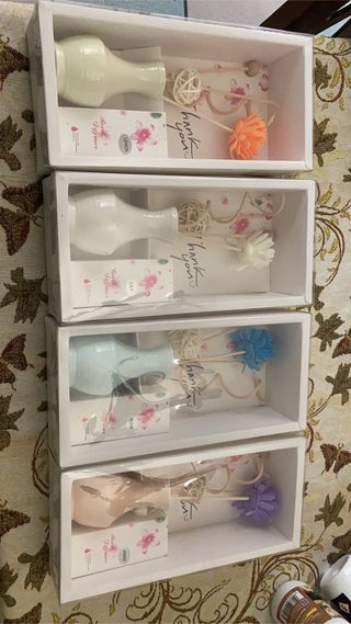 Vasetto in ceramica con gocce profumate 