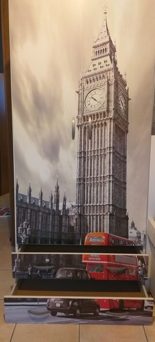 Armadio a 2 ante "Big Ben" + 2 cassettoni