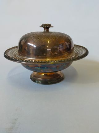 Porta gioie finemente lavorato, stile Liberty