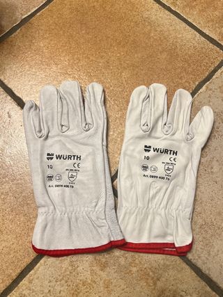 Guanti da lavoro in pelle bovina würth