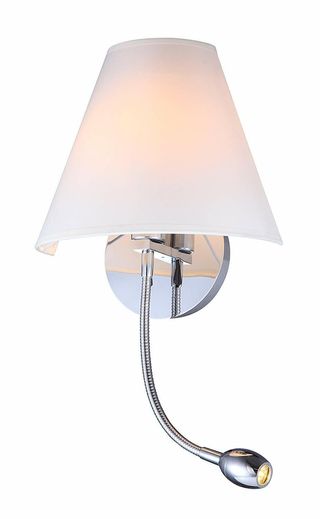 SUL Lampada SEMI APPLIQUE 1 L + 1 W LED – 13x25x46