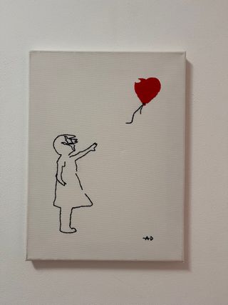 Quadro Girl with Balloon, Banksy