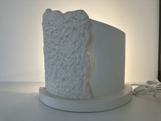 Lampada gesso bianca