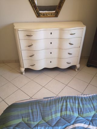 cassettone antico chabby schick