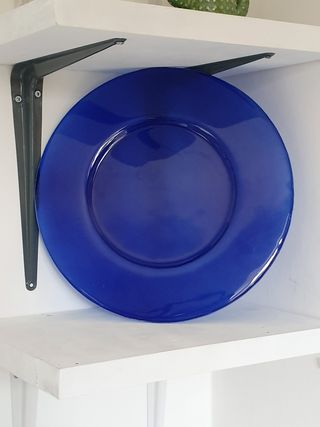 vassoio/ piatto da portata blu