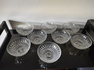 copete di cristallo in blocco 