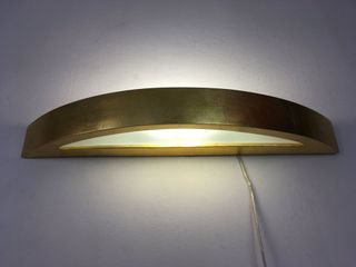 Aplic gesso foglia oro e vetro