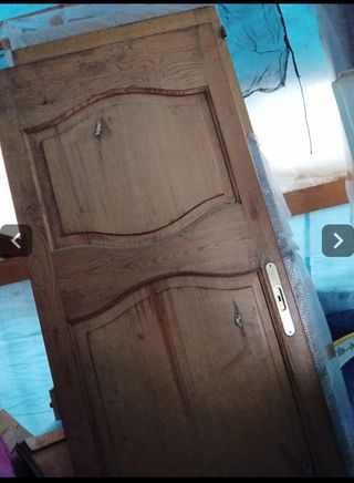 Porta in castagno scorrevole 