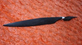 Tagliacarte in legno etnico (Africa)