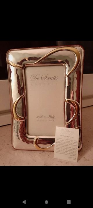 cornice in argento 925