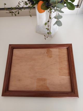 cornice Vintage anni '50 legno scuro