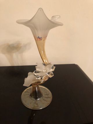 Portacandela in vetro soffiato