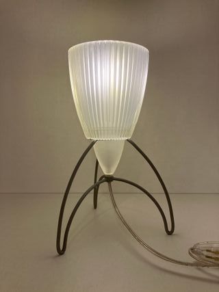 Lampada vetro satinato