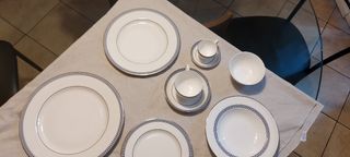 servizio piatti in porcellana royal bone china