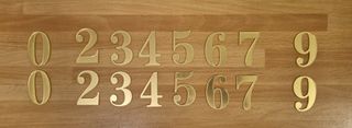 numeri adesivi per porta