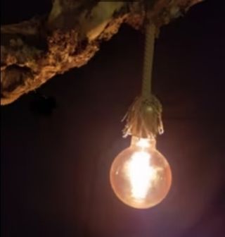 lampadario in legno tavernetta gazebo