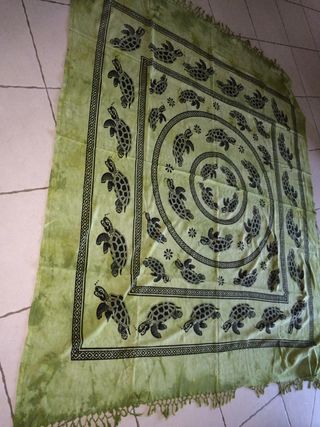 Pareo verde e nero