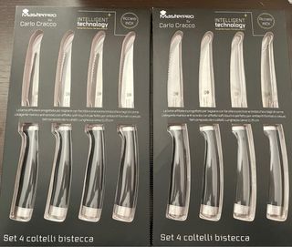 Set coltelli per carni. Carlo Cracco  8 coltelli
