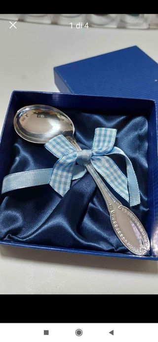 cucchiaio storto bimbi argento 