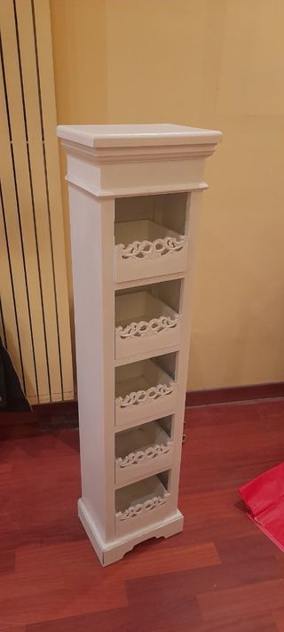 mobiletto shabby cassettiera schabby