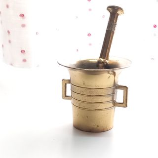 Mini Mortaio Vintage in Ottone