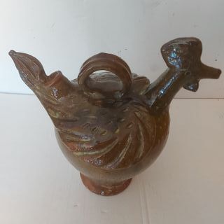 Brocca da vino in terracotta vintage 