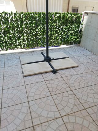 ombrellone da esterno più mattoni 