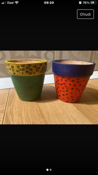 Vasetti in terracotta 