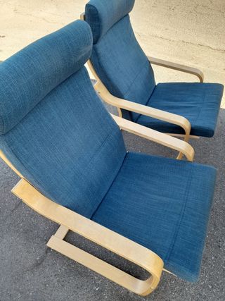 Set 2 sedie a dondolo Ikea Poang