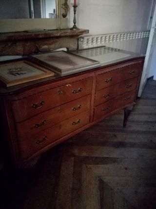 cassettiera in legno 