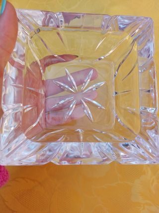 posacenere cristallo vintage