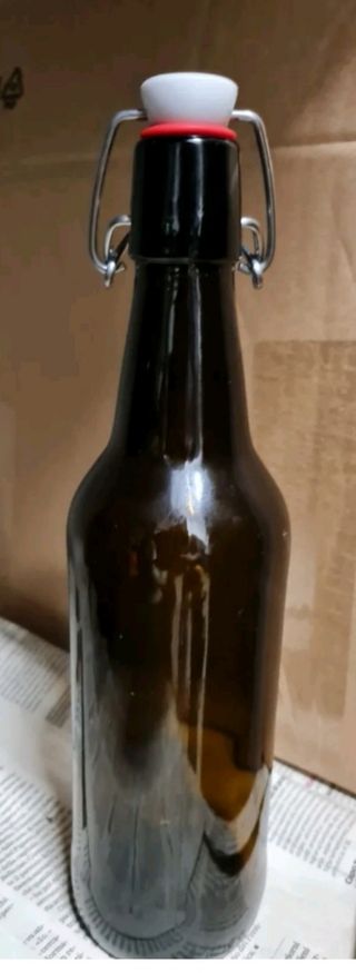 8 bottigliette vetro da 75ml con tappo ermetico