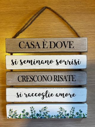 Quadretto da appendere 20 x 20 cm