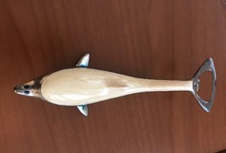 apribottiglia delfino argento