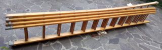 SCALA IN LEGNO a 4 TRONCHI allungabile