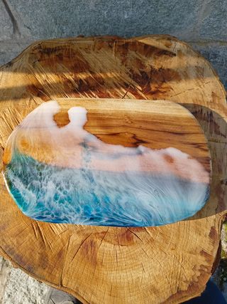 Tagliere in resina e legno