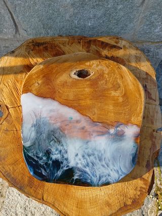 Tagliere in resina e legno