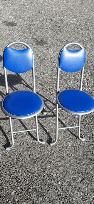 coppia di mini sgabelli per bimbo o per picnic,