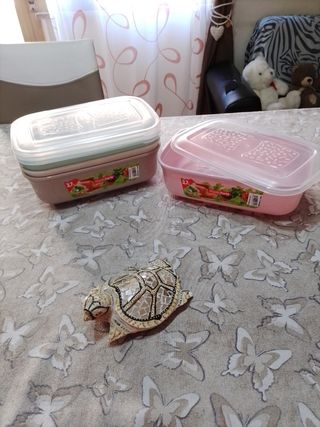 Set Di 4 Contenitori Rettangolari Capienza 3,7 L.