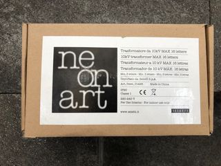 Seletti Neon art/alphabet Tot. 28 pz + 2 trasf. 