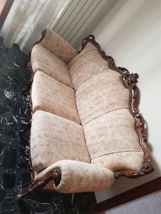 divano stile barocco 