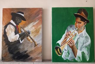 2 Quadri su tela.      40euro 