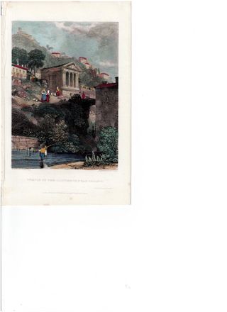 Stampa antica Umbria Spoleto