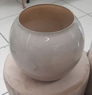 Vaso sferico di vetro - moderno 