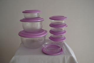 Set ciotole trasparenti Tupperware
