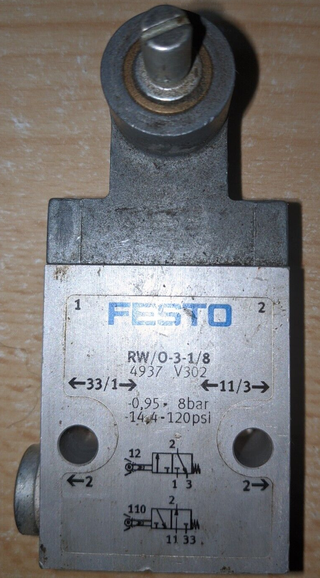 Festo RW/0-3-1/8 Valvola leva girevole