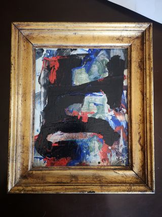 Quadro con cornice vintage 